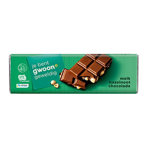 Gwoon Chocolate Bar Milk/Hazelnut 100g – Continental Specialties ...